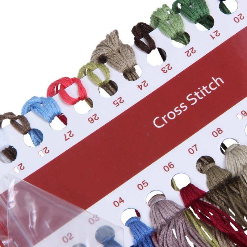 DIY Handmade Needlework Cross Stitch Set Embroidery Kit 14CT Coffee ...