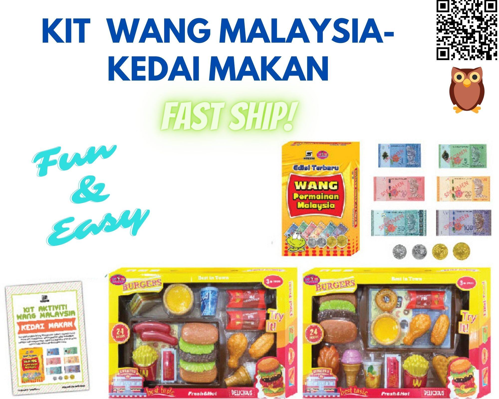 KIT AKTIVITI WANG MALAYSIA - KEDAI MAKAN [READY STOCK] | Lazada
