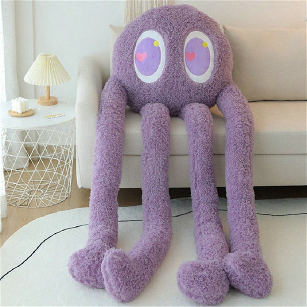 หมอน Comfort ขนาดใหญ่ Plush Octopus สีเขียวมนุษย์ต่างดาวสัตว์ประหลาดของ ...