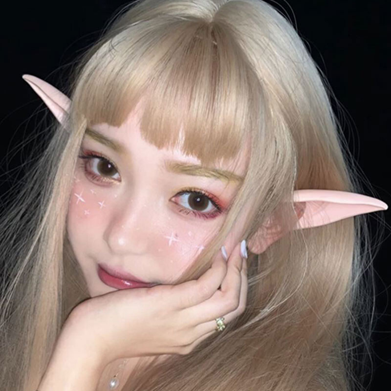 Blue Shop 1 Pair Cosplay Shoot Props Soft Fake Ear Elf Fairy Angel Elf ...
