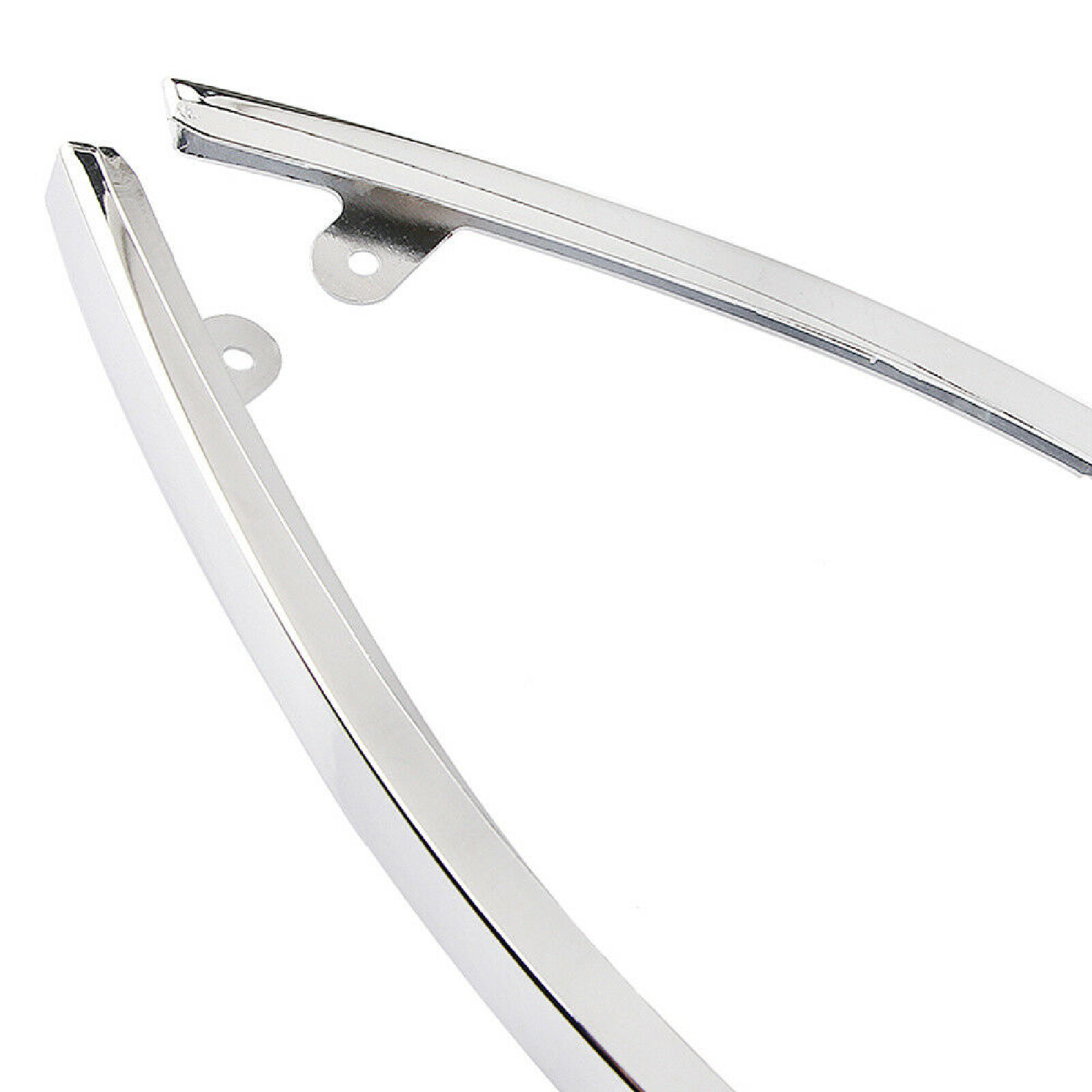 【สหรัฐอเมริกา Stock 】1คู่ไฟแถบป้องกันครอบคลุมตกแต่งรถ ABS ด้านหน้าฝา ...