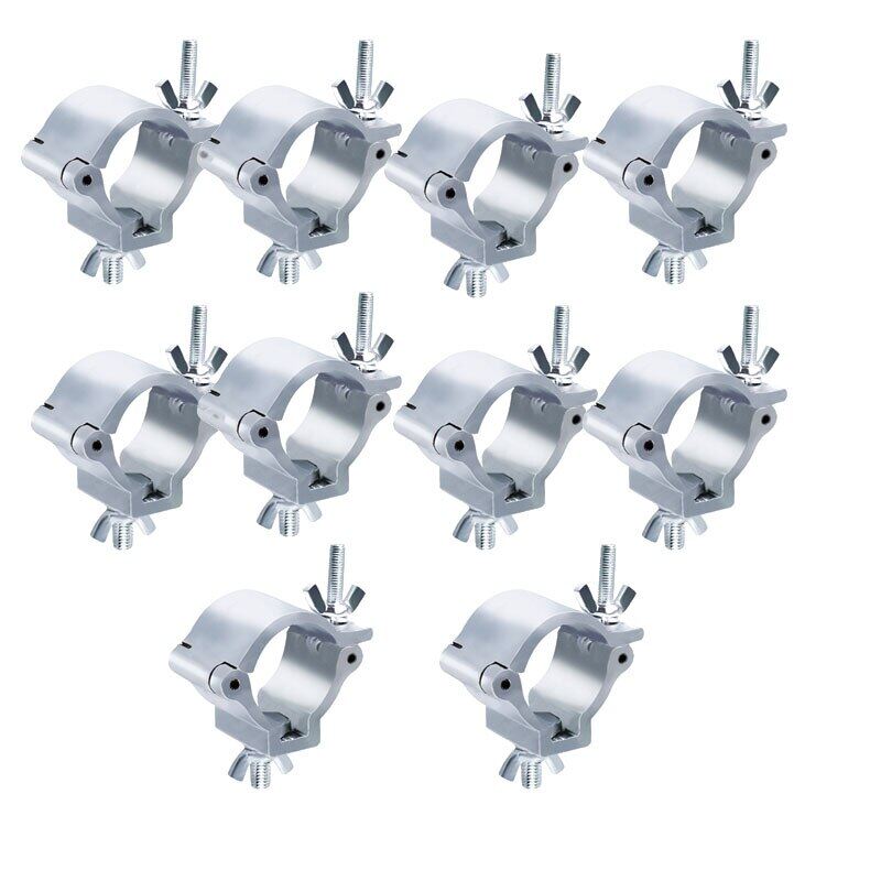 10Pcs/Lot Aluminum Stage Lights Truss Clamp DJ Light Clamps Hooks For ...