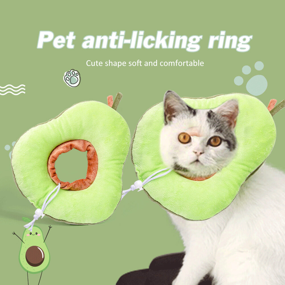 Adjustable Elizabeth Collar Anti-Licking Pet Recovery Ring Anti-Bite ...