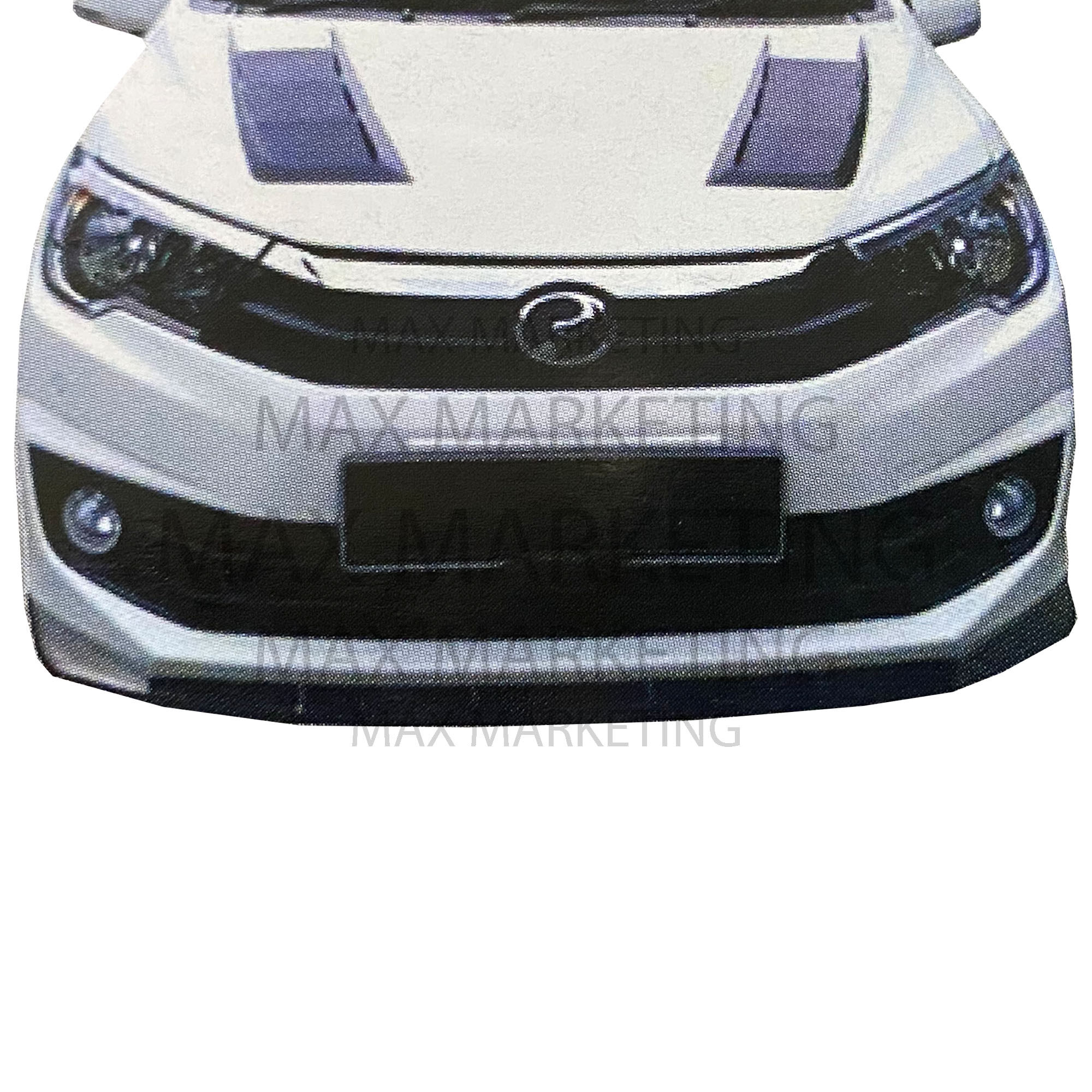 LL8293 (FIBER) PERODUA BEZZA 16 SPORTIVO BONET VARIS WIDE (FIBER GLASS ...