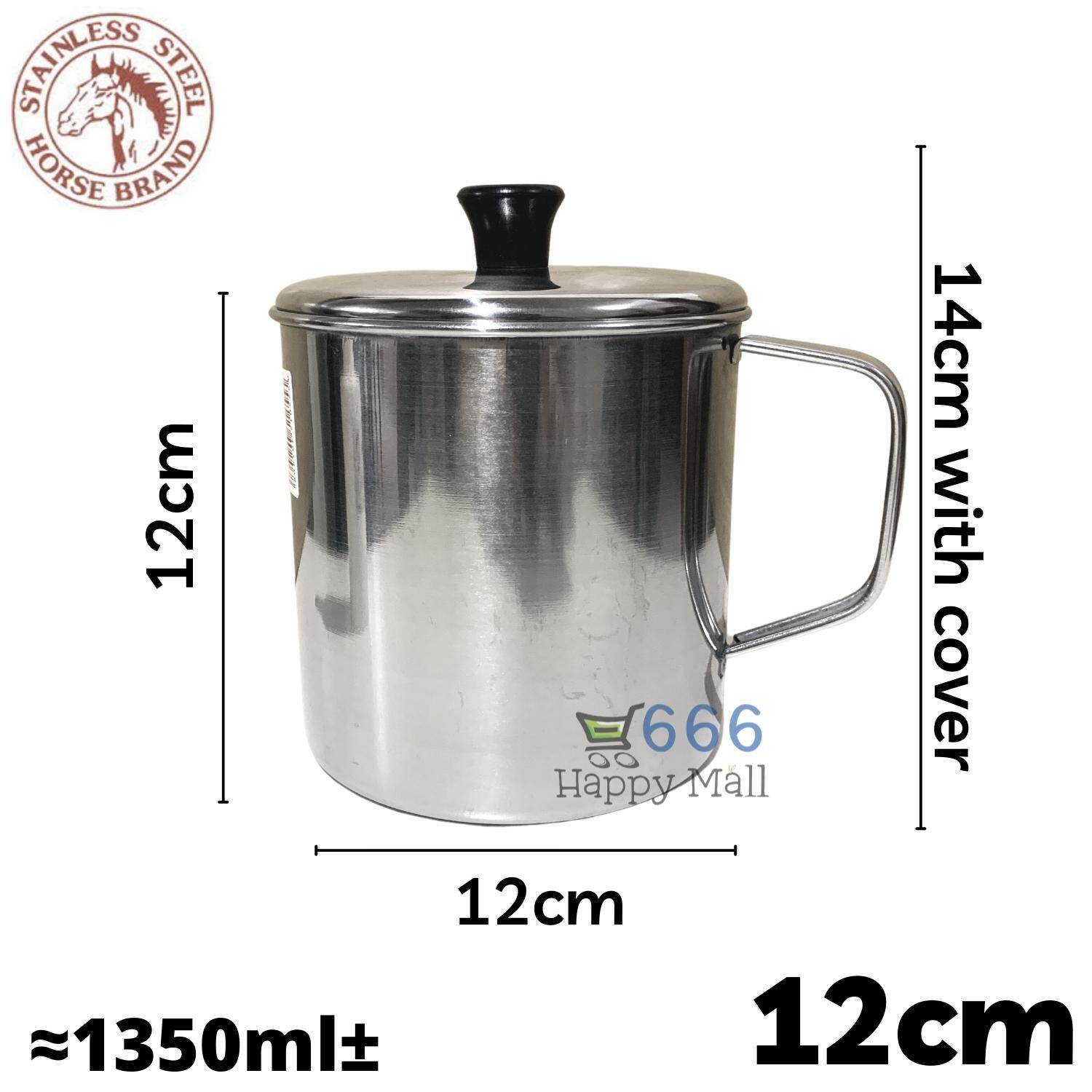 [🇲🇾Rdy Stok] Horse Stainless Steel Mug with Cover | Horse Kole Besi ...