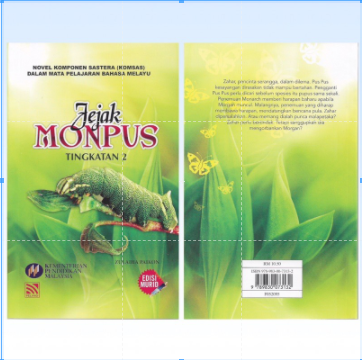 【DBP】Buku Teks Komsas Tingkatan 2 Jejak Monpus Novel Komponen Sastera ...