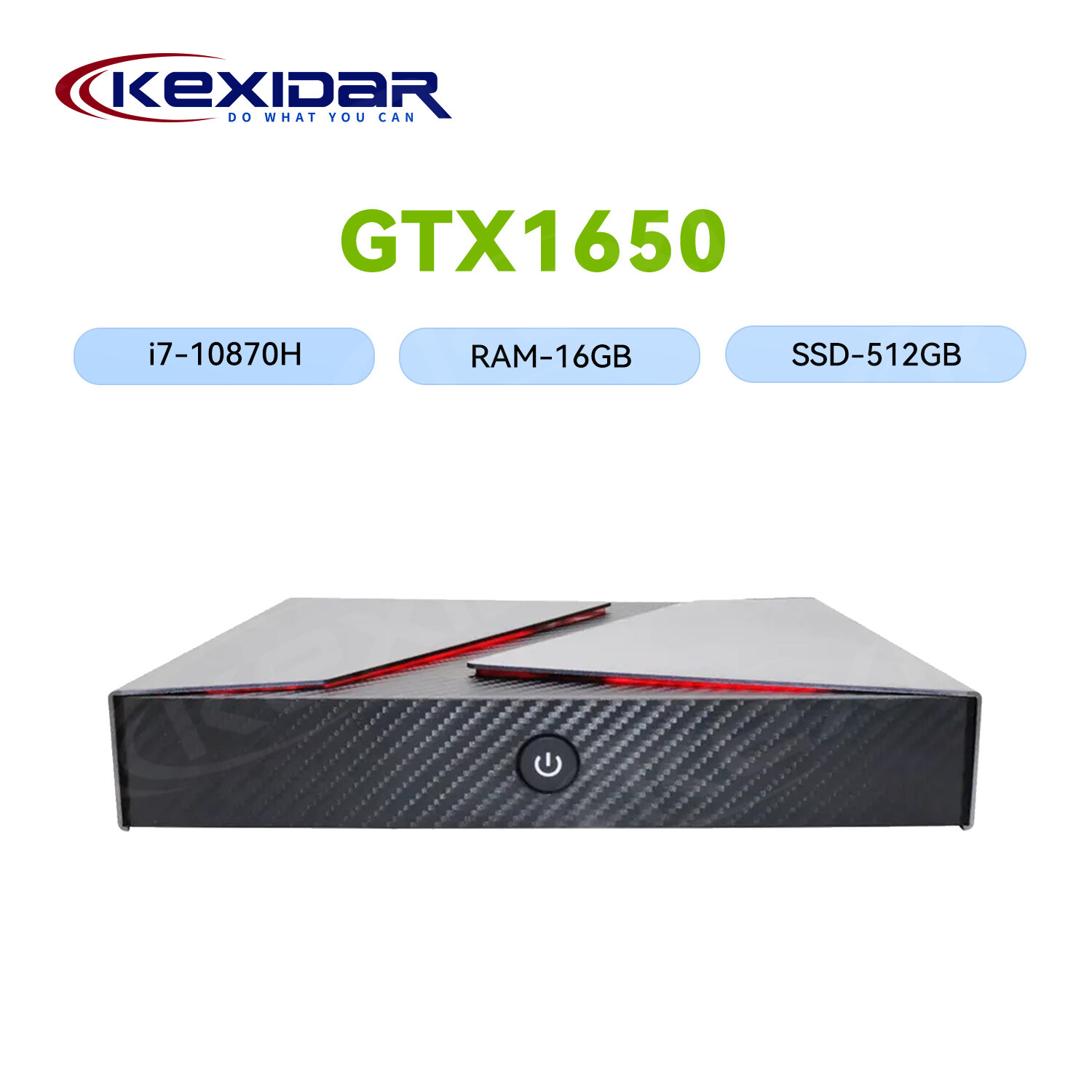 KEXIDAR GX01 Gaming Mini PC Intel Core i9-10885H GTX1650 4G 8core 16 thread 2*DDR4 Windows 11/10 ...