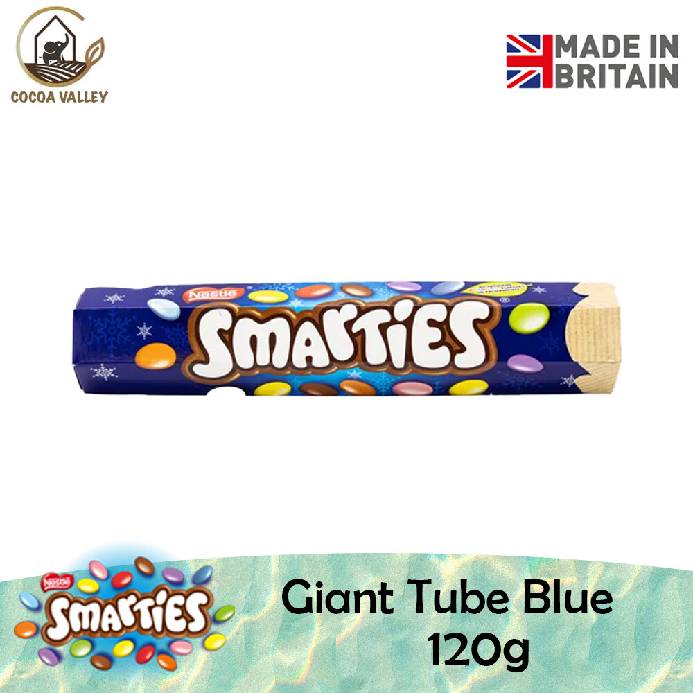 Blue Smarties Smarties Orange Giant Tube | 120g Of Orange Flavoured ...