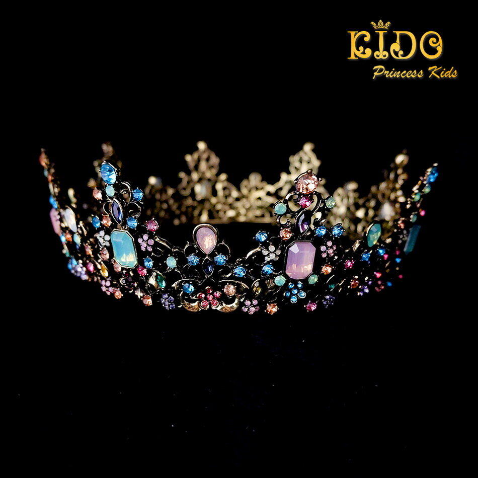 มงกุฎเด็ก มีหน้าร้าน ตรงปก พร้อมส่งM043 มงกุฎ ครอบหัวสีทอง ประดับด้วยเพชรหลากสี น่ารักมาก - Kido ...