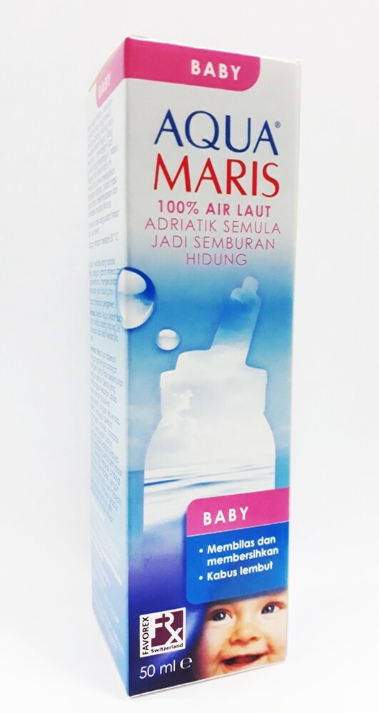AQUA MARIS BABY NASAL SPRAY 50ml (100% AIR LAUT ADRIATIK SEMULA JADI ...