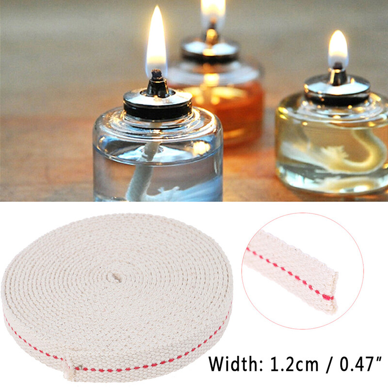 Qearl Flat Cotton Oil Lamp Wick Roll For Oil Lamps and Lanterns ...