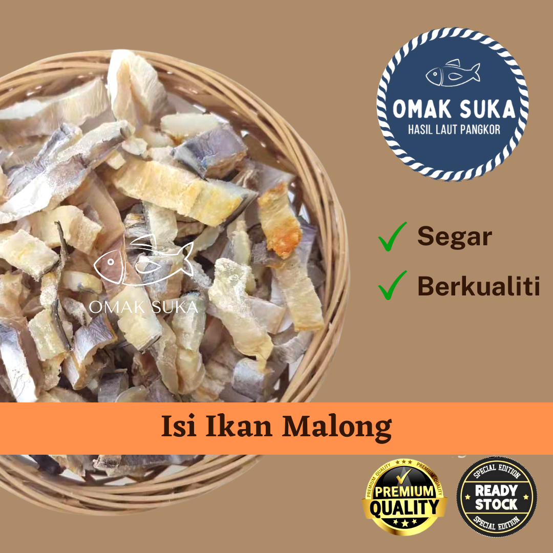 Isi Ikan Masin Malong 5A (100g) [Sedap Berkualiti] | Lazada