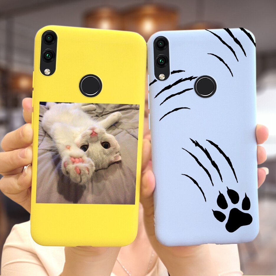 For Honor 8C Case Cute Candy Painted Cover For Huawei Honor 8C 8 C Soft ...
