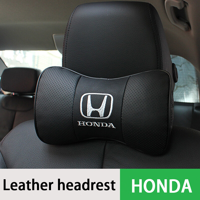2PCS Car headrest leather car headrest U-type neck pillow neck pillow ...