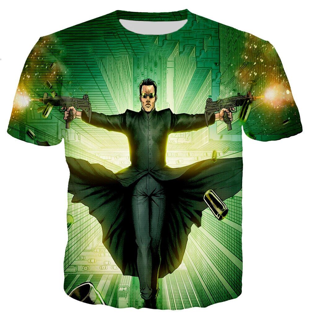 2021 TV Series The Matrix 3d Printed T-shirts Men/women Fashion Casual ...