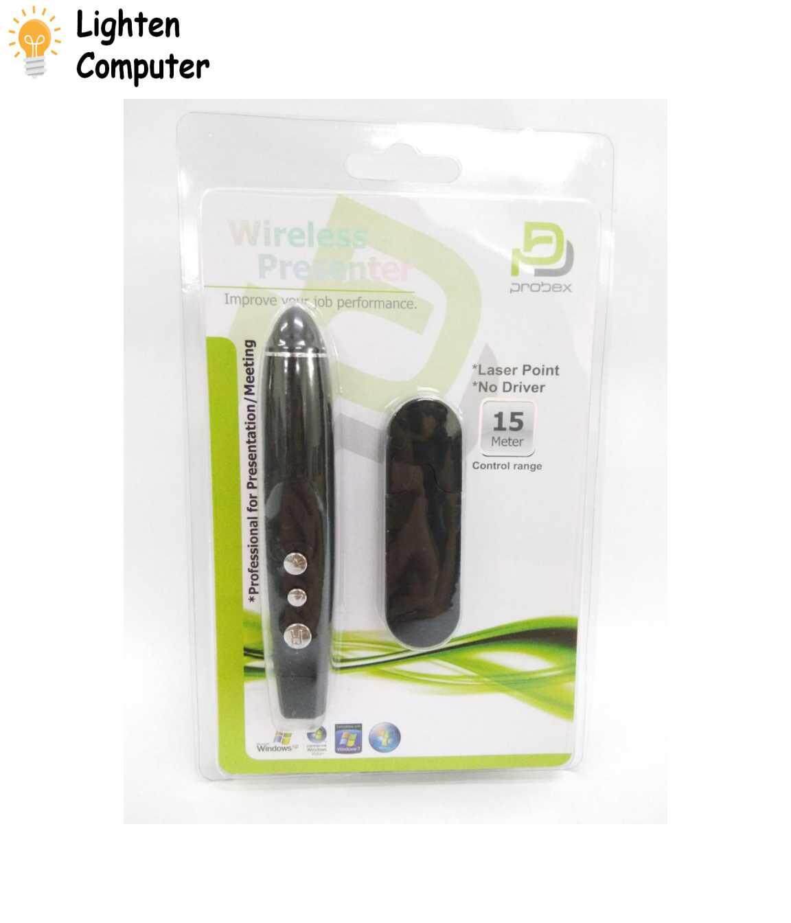 PROBEX USB WIRELESS LASER POINTER PRESENTER - PRESENTATION - DESKTOP ...