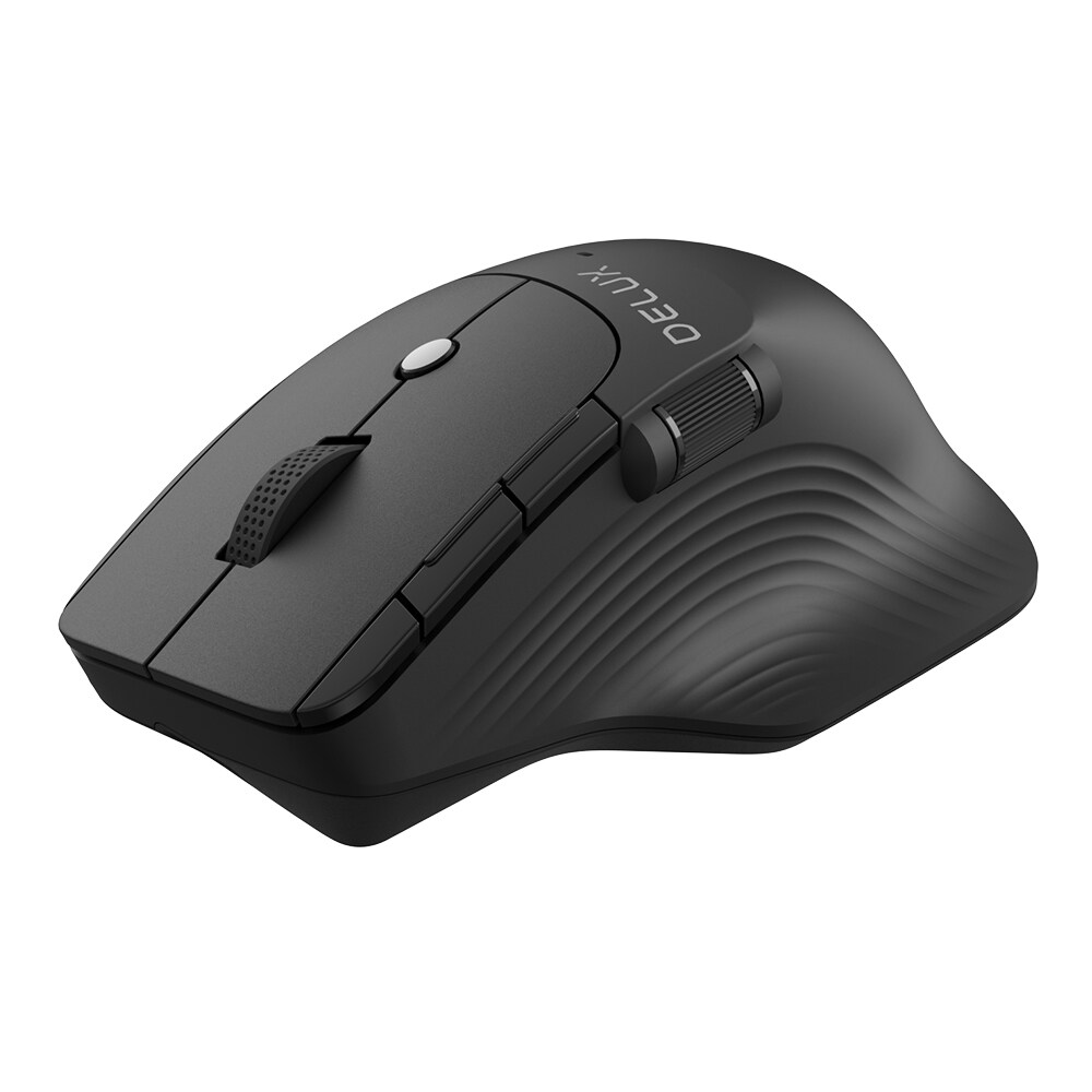 Delux M913DB Ergonomics Wireless Gaming Mouse Bluetooth 2.4G Wired ...