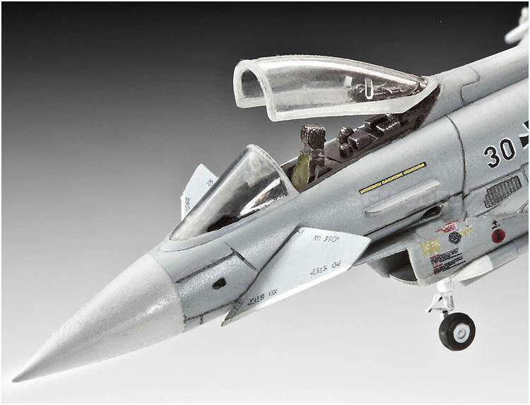 Revell 04282ทหารประกอบรุ่น Eurofighter Typhoon Single Seat Scale 1/144 ...