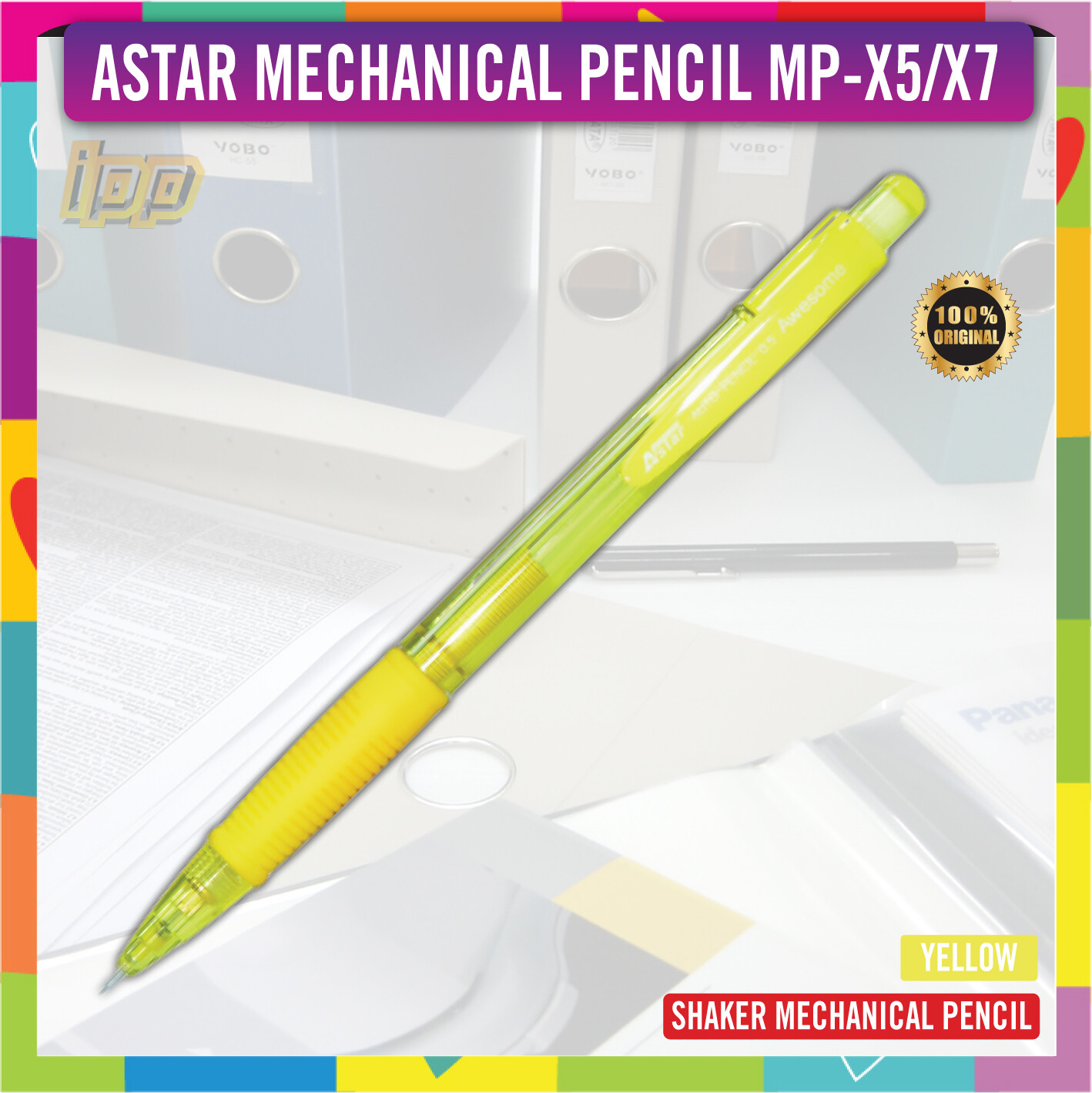 Astar MP-X5 / X7 (0.5mm / 0.7mm) Shaker Mechanical Pencil / Pencil ...