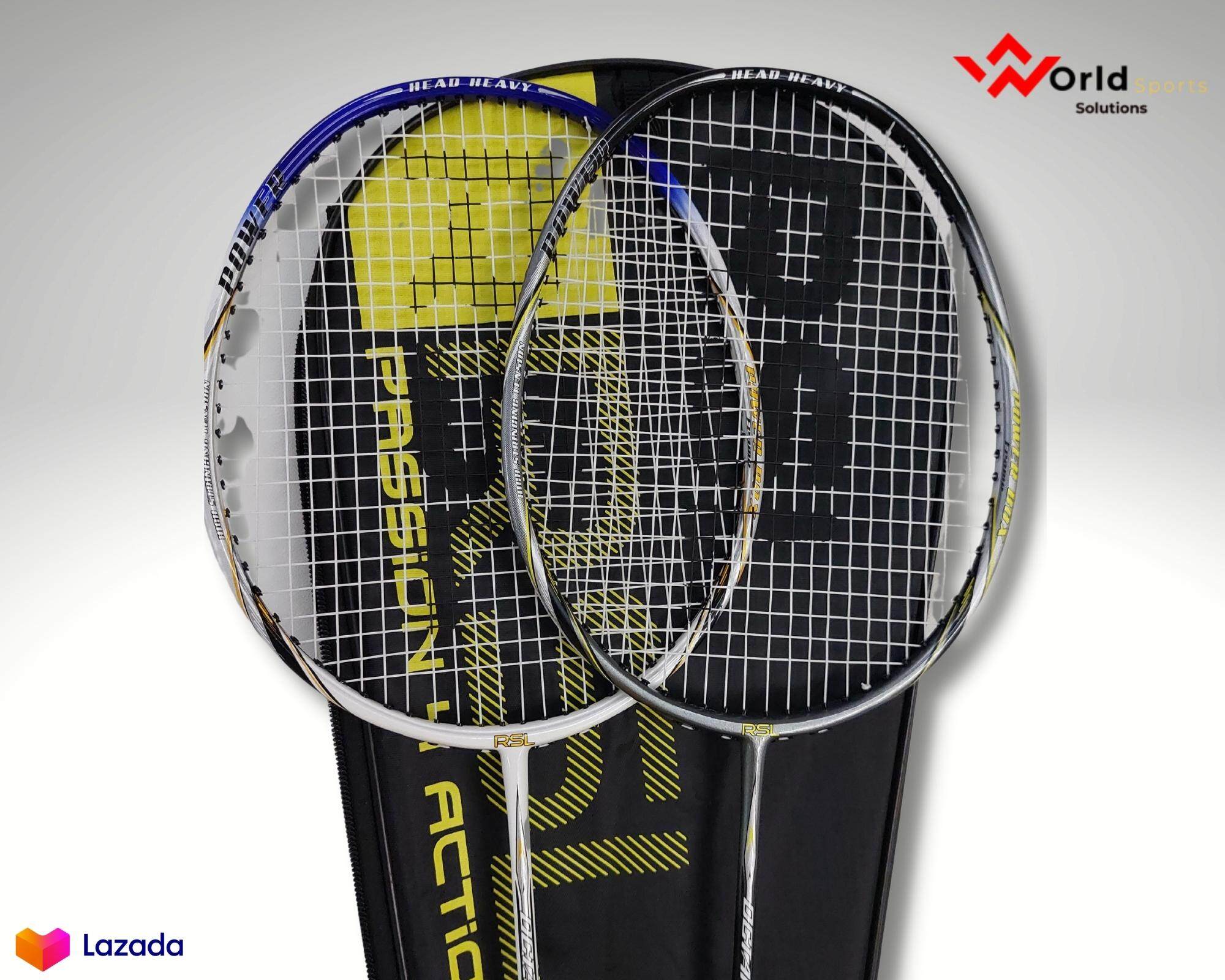 RSL BADMINTON RACKET BUY 1 FREE 1(Free string with strung and cover ...