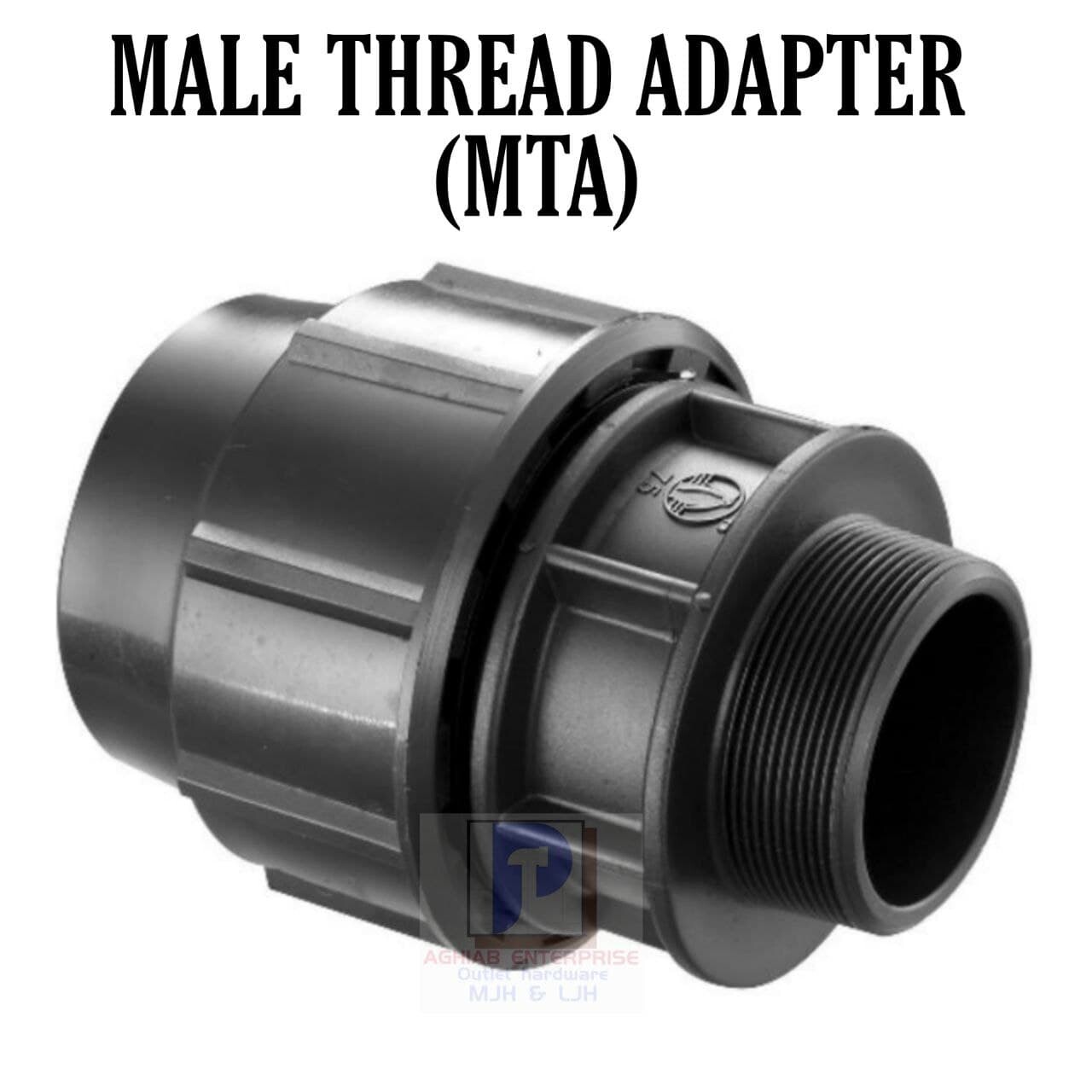 HDPE FITTINGS Male Thread Adaptor MTA, PP Poly Water Connection Fitting ...