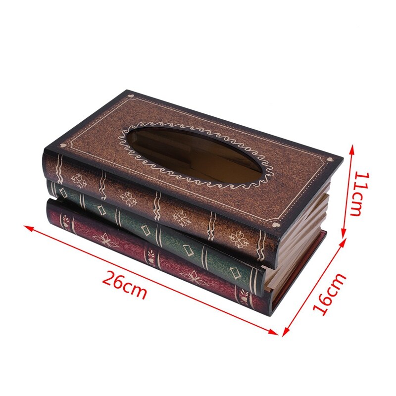 Retro Style Book Shape Tissue Box - IdaoHdL - ThaiPick