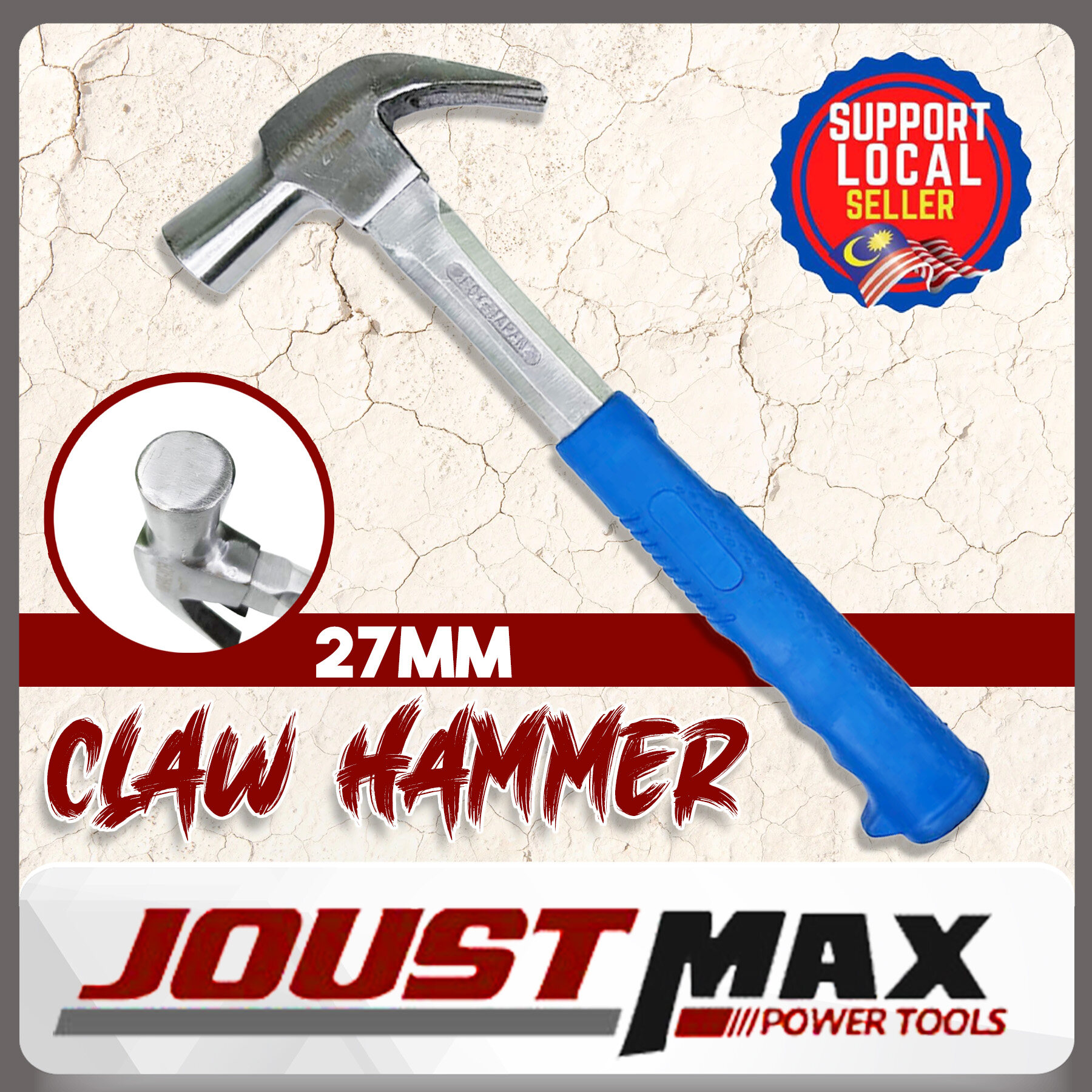 Steel Claw Hammer Heavy Duty Steel Hammer Pcp Hammer Tukul Besi Tukul ...