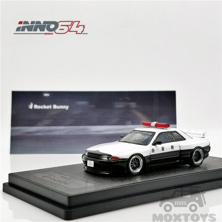 INNO รุ่น1:64 NISSAN SKYLINE GT-R (R32) PANDEM ตำรวจญี่ปุ่นรถโมเดล ...