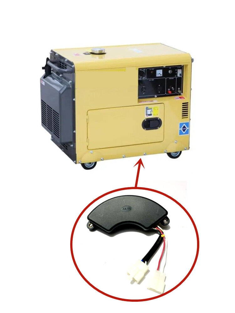 Double Sockets JIA YE AVR Voltage Regulator For 5KW 5.5KW 6KW 6.5KW ...