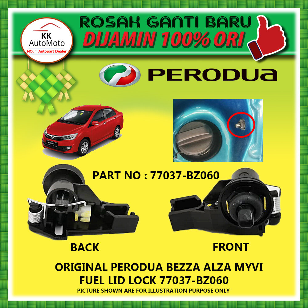 Original Perodua Bezza Myvi / New alza FUEL LID LOCK 77037-BZ060 | Lazada