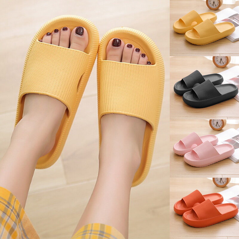 บุรุษและสตรีWummerหนา-รองเท้าแตะในร่มBreathableห้องน้ำบางรองเท้าแตะสลิป ...