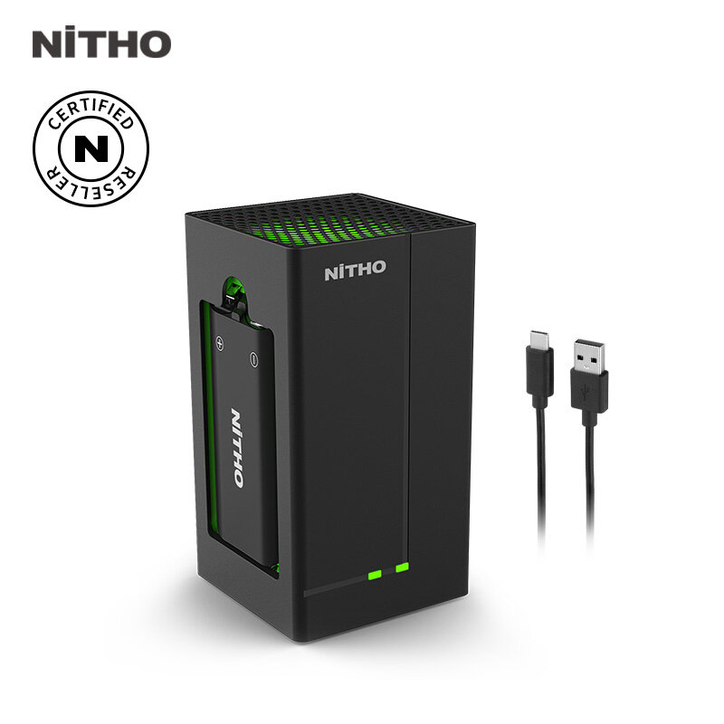 Nitho Xbox Series X/S Xbox One X/S Dual Charger Box, Dual Rechargeable ...