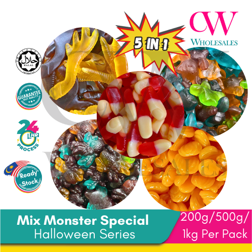 Halal Mix Gummy Turkey Viral 200g 500g 1kg Per Pack | Lazada