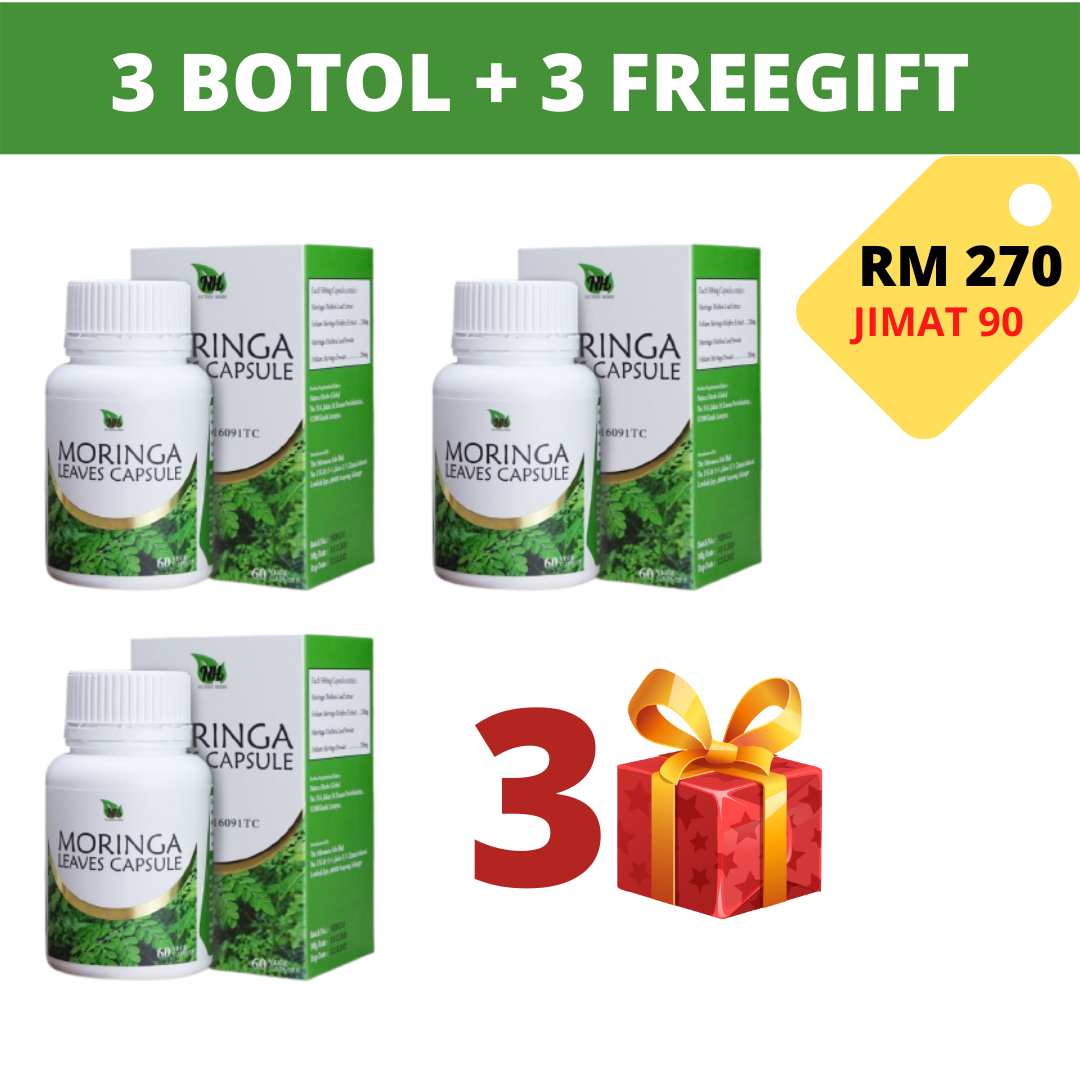 [ READY STOCK | FAST SHIP ] NUTREE HERBS CAPSULE MORINGA OLEIFERA ...