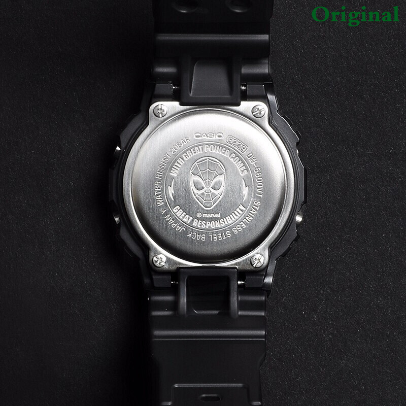 Authentic Original Marvel Edition G Shock SPIDER Men Sport Watch 200M ...