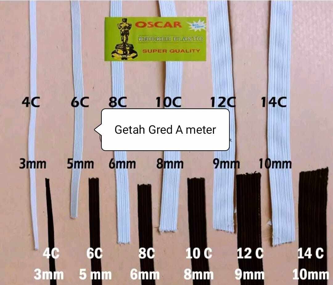 *Ready Stock* Getah Seluar / Oscar Elastic 1meter | Lazada