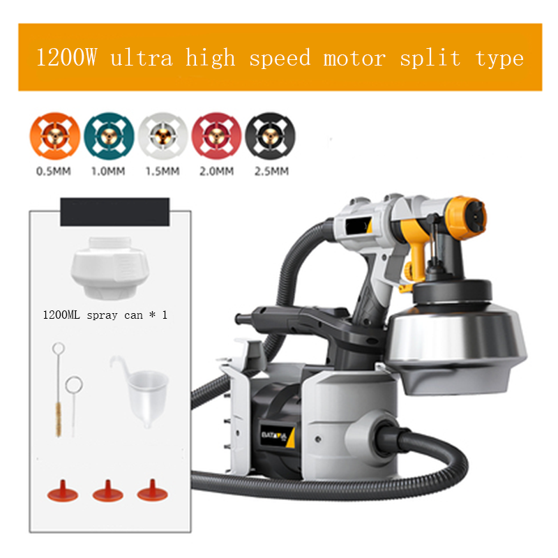 Electric Spray Tool High Power 1200W Art Emulsion Paint Spraying ...
