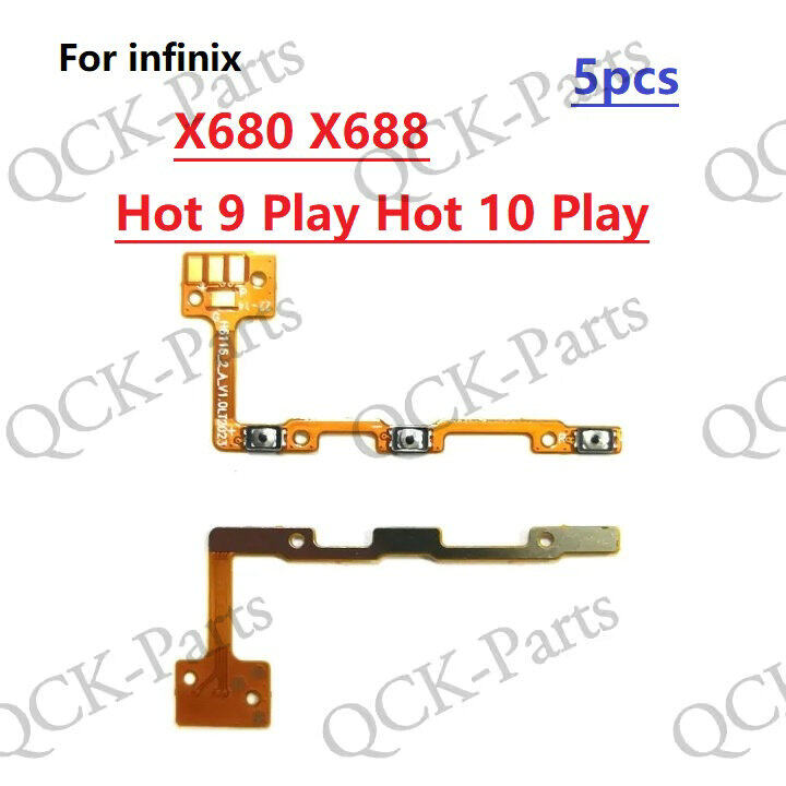 สำหรับ X688 X680 Infinix สวิตช์ที่ปรับเสียงขึ้นลงปุ่มเปิดปิดคีย์ ...