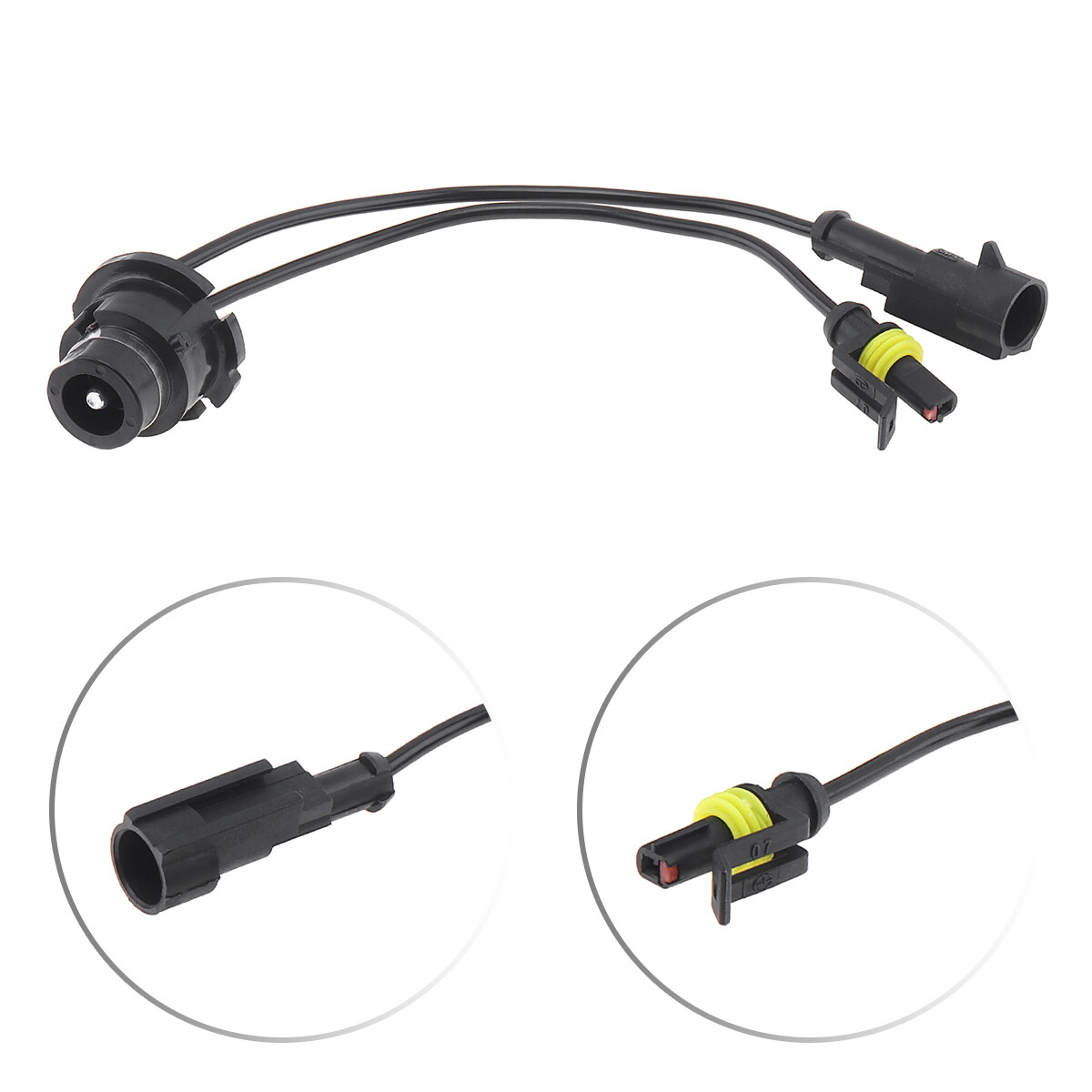 D2S / D4S Lamp Socket Adapter Cable Ballast to Aftermarket Xenon Bulb ...