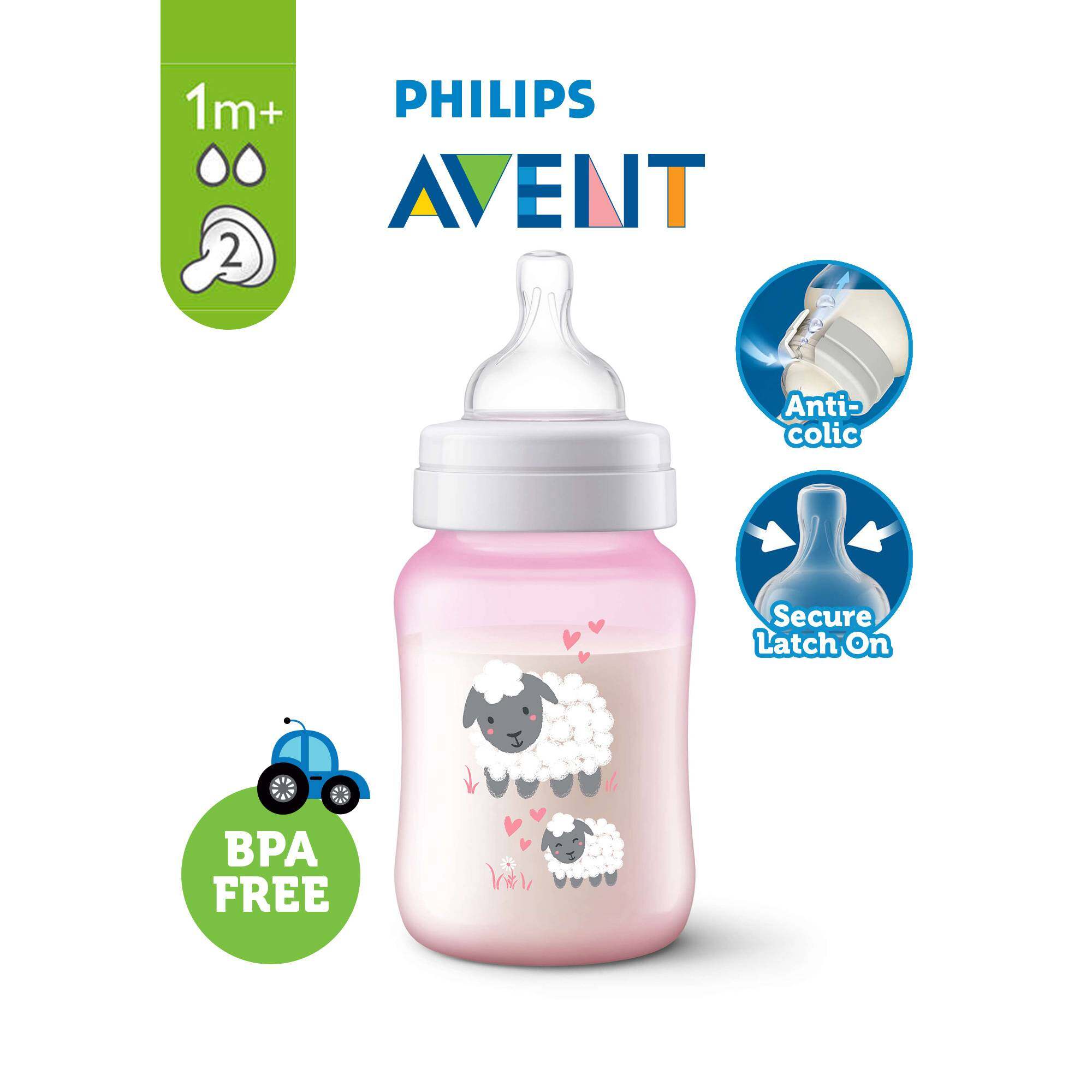 Philips Avent Classic Plus 4oz 150ml 9oz 260ml Baby Milk Bottle 1 ...