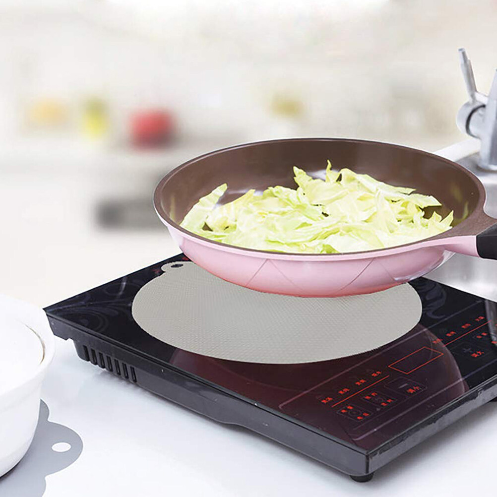 Induction Cooktop Mat Non-Slip Electric Cooktop Protective Pad Reusable ...