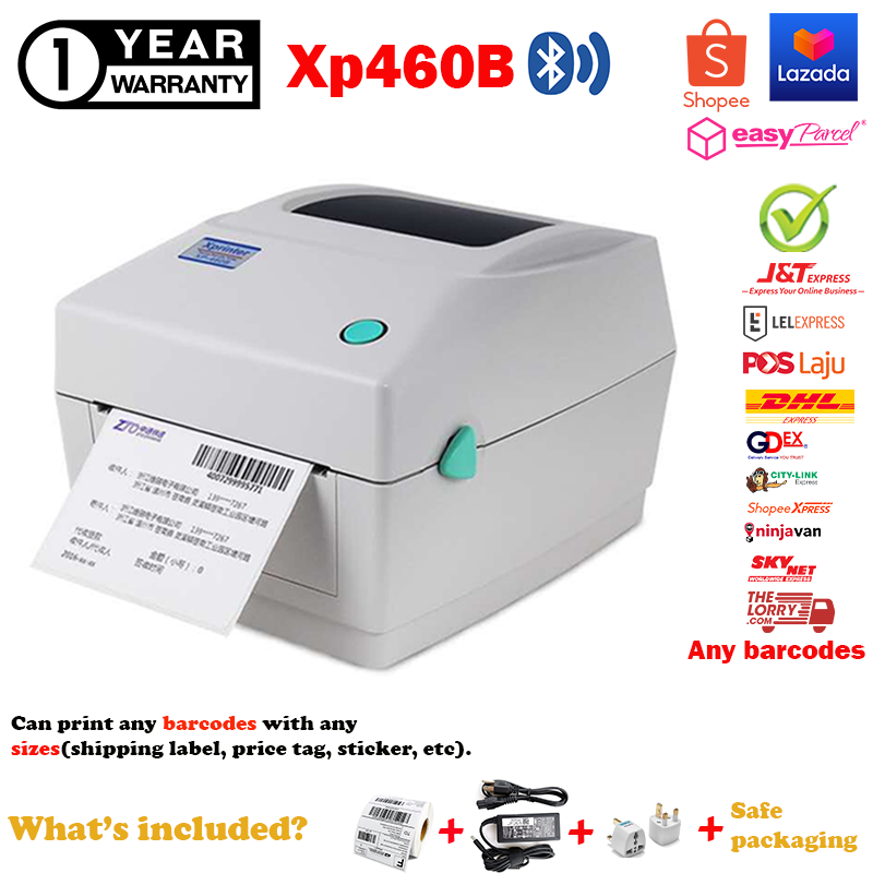 Xprinter A6 Thermal Printer Bluetooth XP-460B XP460B 460B for Air ...