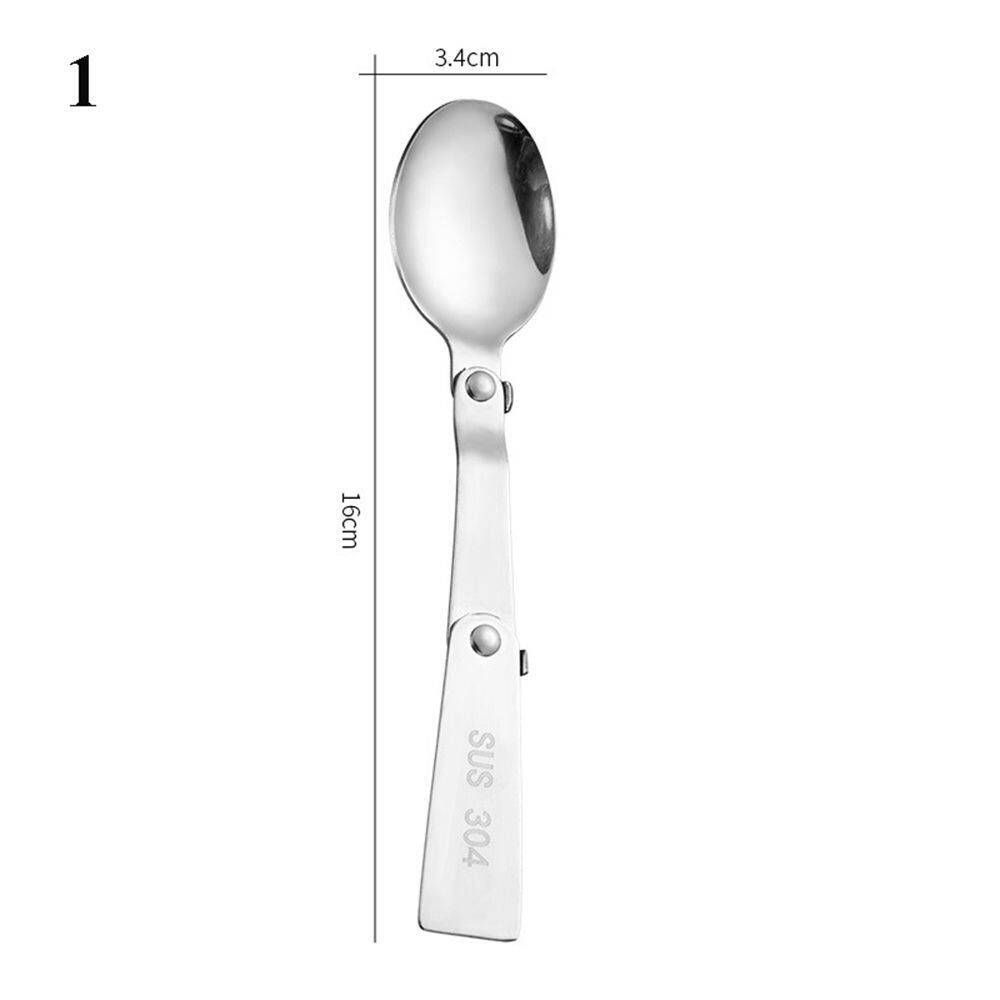 【COD&Ready Stock】Outdoor Travel Camping Utensil Stainless Steel Small ...