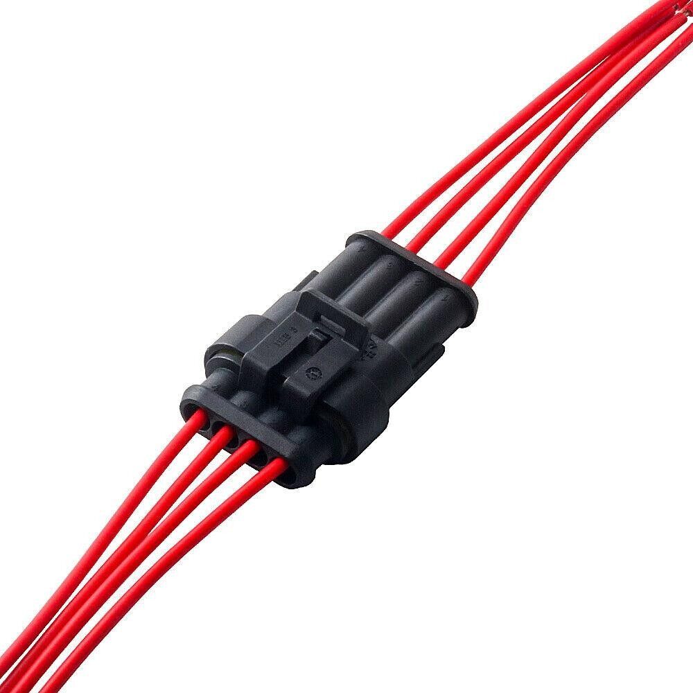 Waterproof Male /Female 2/3/4/5/6Pin Way Seal Car Electrical Wire ...