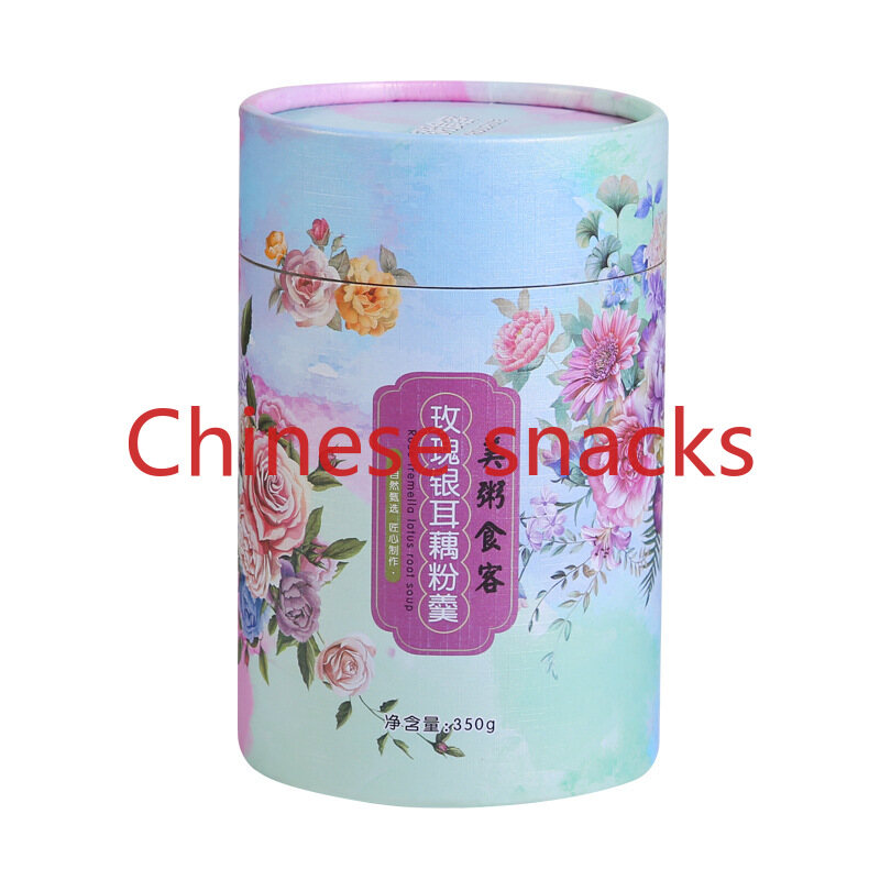 【Chinese Spices】Rose White Fungus Lotus Root Powder Soup 350g Canned ...