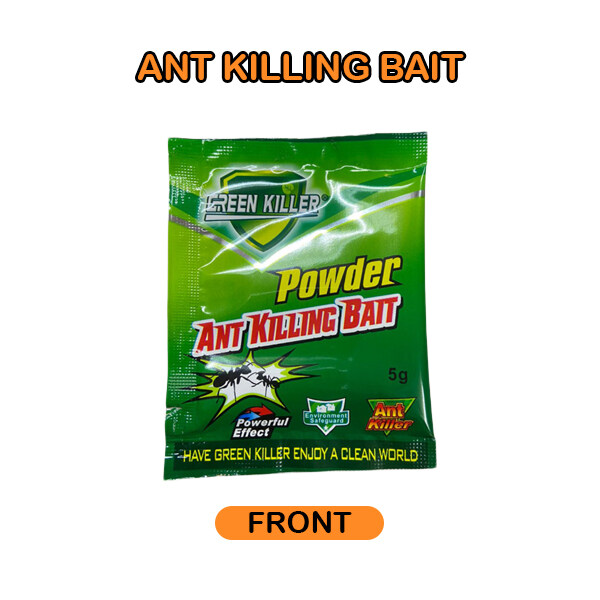 HMC (50pack) (Green Killer / Mr.Zhao) 5g Cockroach Killing Bait Ant ...