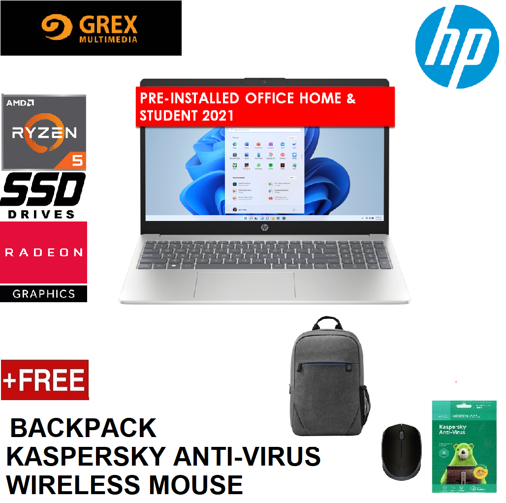 HP 15-FC0045AU / 15-FC0046AU LAPTOP (RYZEN 5 7520U ,8GB,512GB SSD,15.6 ...