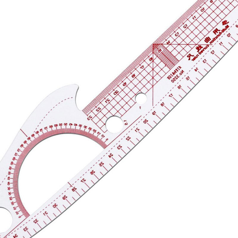 ltOrge513wngt RVS Multi-Function Plastic French Curve Sewing Ruler Easy ...