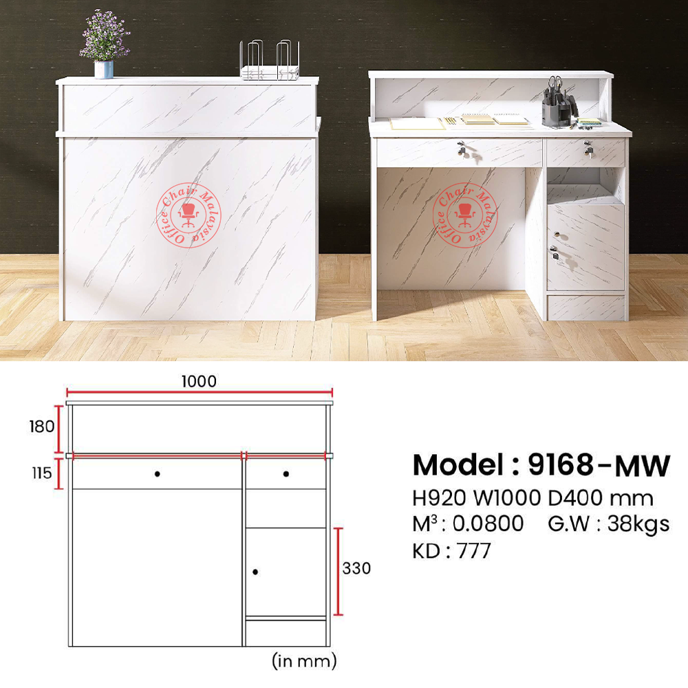 Cashier Counter Table / Receptionist Table / Reception Counter Table ...