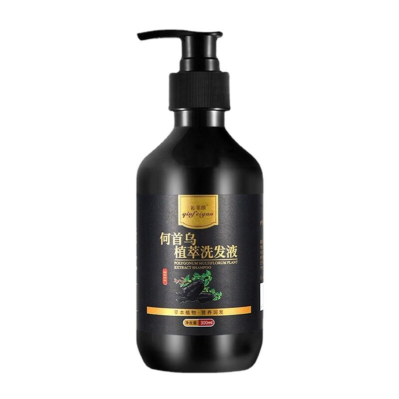 He Shou Wu Shampoo White Hair Shampoo Herbal Natural Health White Hair to Black Hair 300ml Anti ...